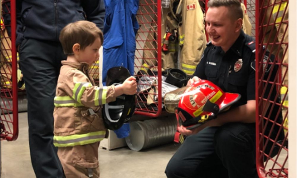 Canada Just Got A Brave New Firefighter - gethappyday
